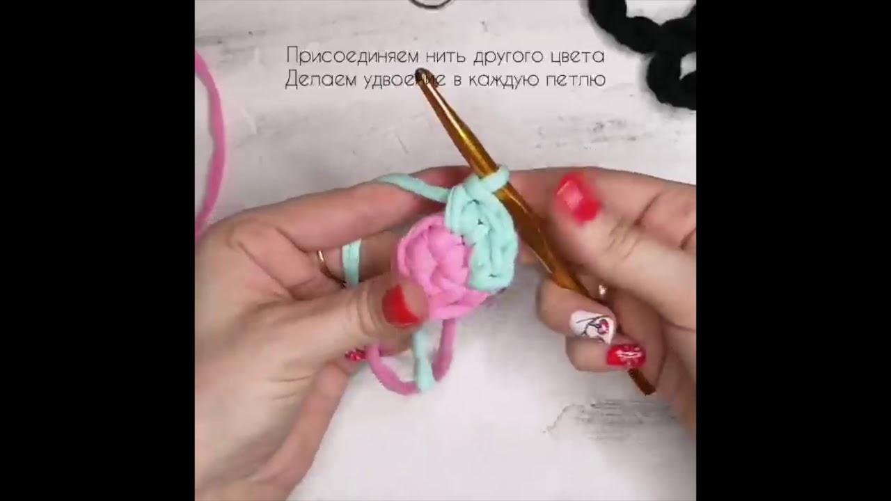 Мастер-класс уши для сумки-мыши. Вязание крючком - Я рукодельница