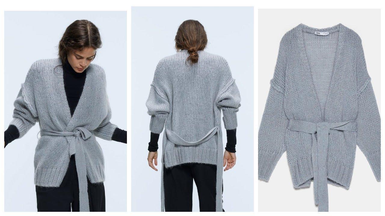 ПОВТОРИЛА КАРДИГАН:(ЖАКЕТ)ОТ ЗАРА//ZARA//DIY//S-XL - Я рукодельница